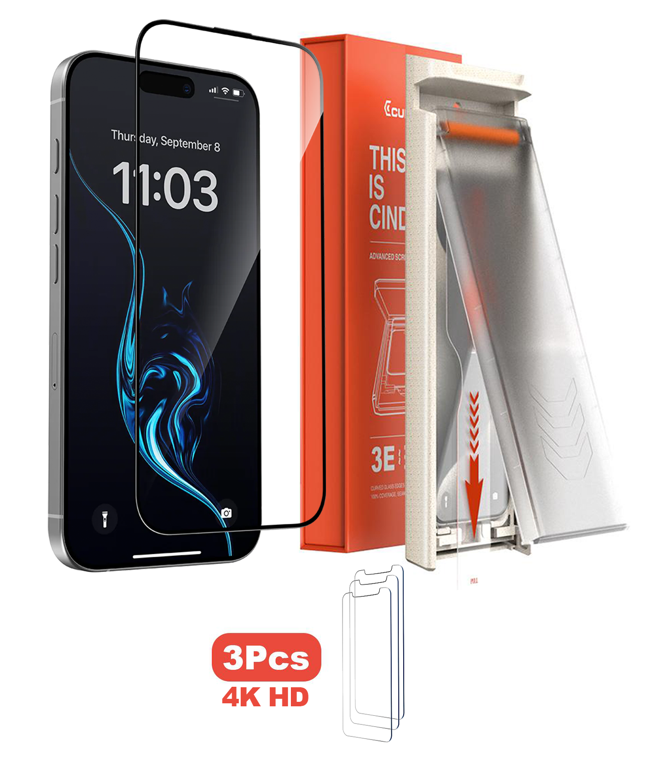 iPhone 14 Pro 4K HD Screen Protector - 3 Pack – Cupert Inc.